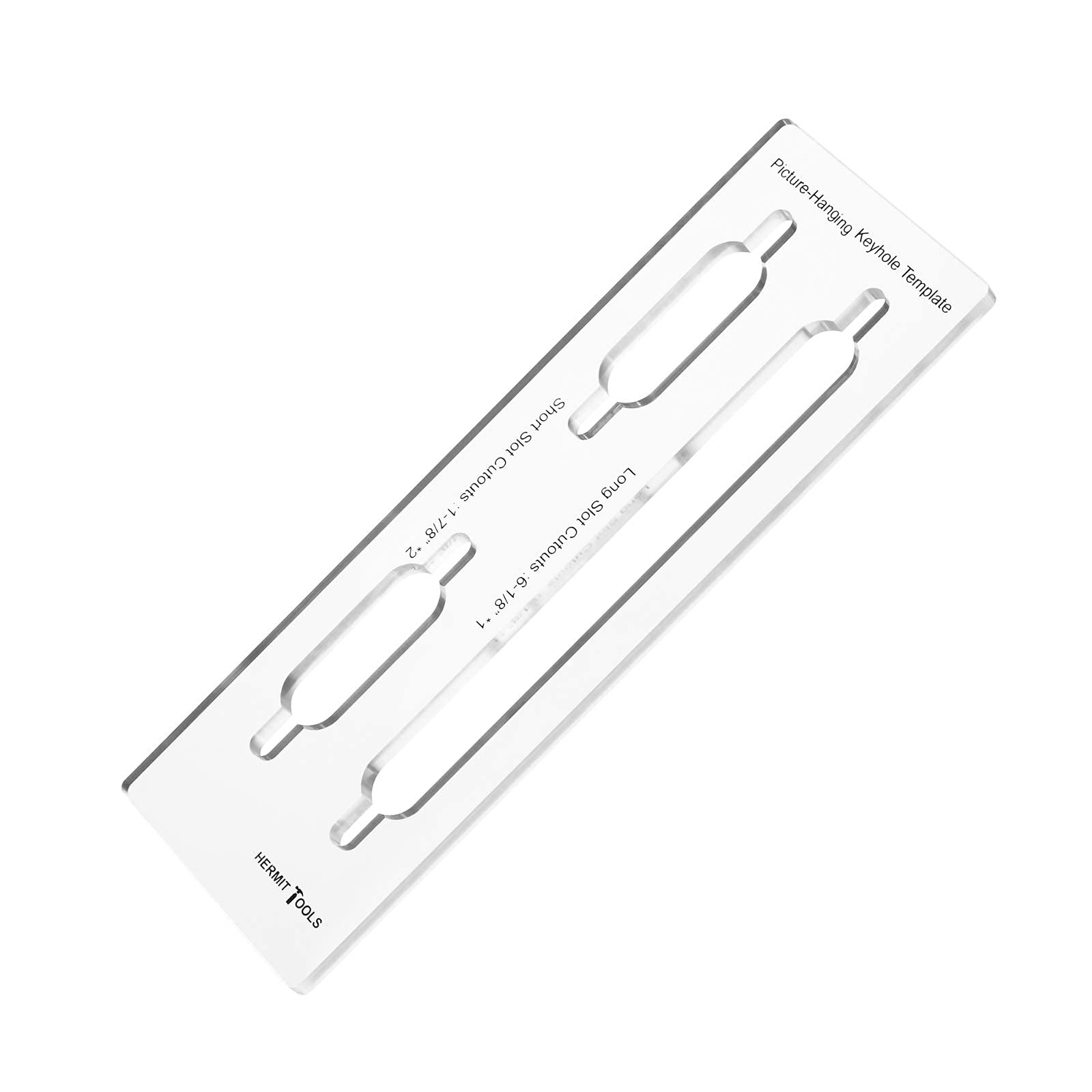 HERMIT TOOLS 9"×3" Inches Picture-Hanging Keyhole Templates – WoodArtSupply