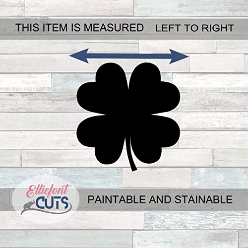 Four Leaf Clover Wood Cutouts for crafts, Laser Cut Wood Shapes 5mm ...