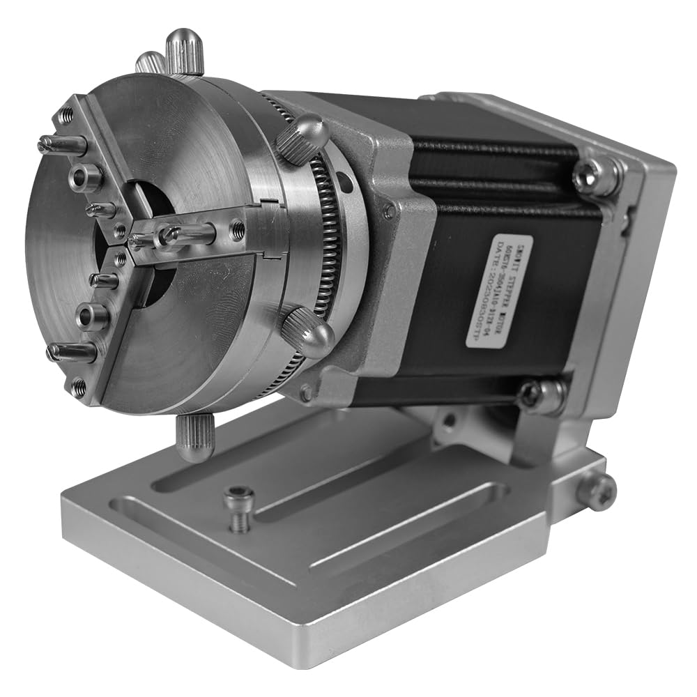 Rotary Chuck for laser engraver Three-Jaw Rotary Chuck D69MM for Fiber ...