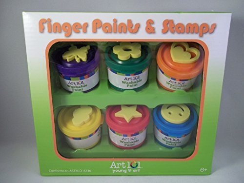 Art 101 Finger Paints & Stamps – WoodArtSupply