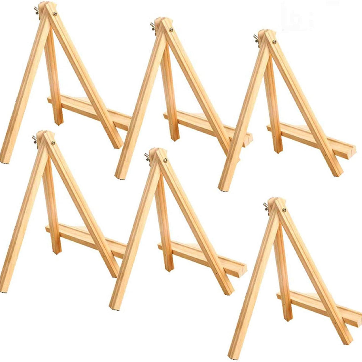 9.4 Inches Tall Wood Easels Set of Tabletop Display Easels, Art Craft ...