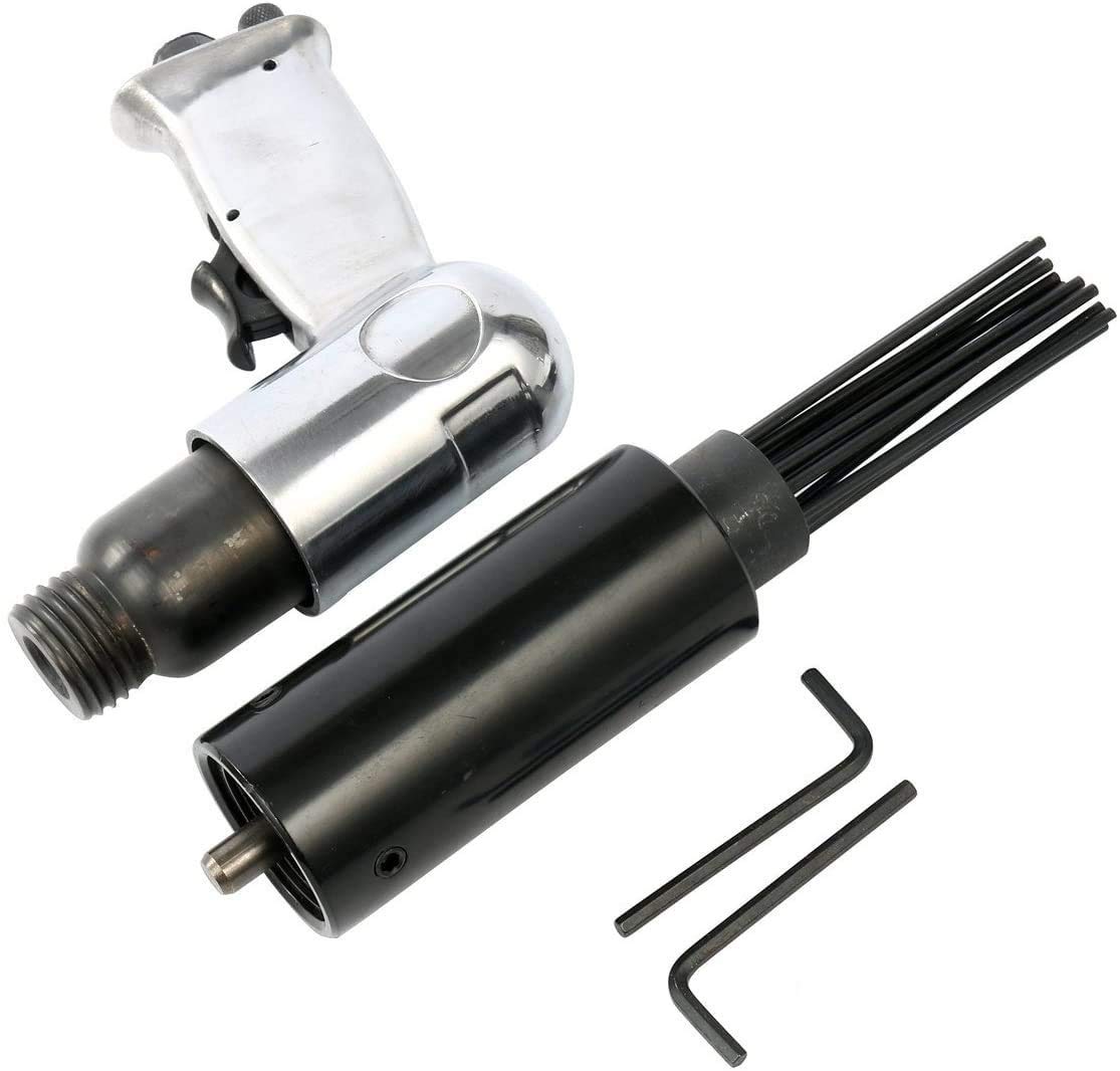 YaeTek Air Pneumatic Needle Scaler Tool Pistol Grip Rust Slag Corrosion ...