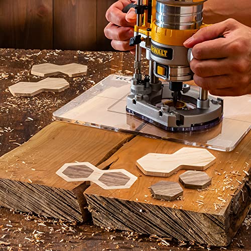 Rockler Hexagon Bow Tie Inlay Template Set – WoodArtSupply