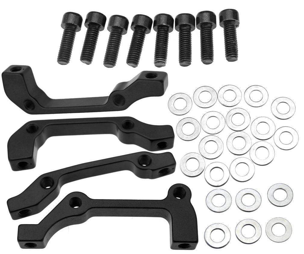 Micro Trader 160mm Front Rear CNC Disc Brake Adapter Caliper Post Moun ...