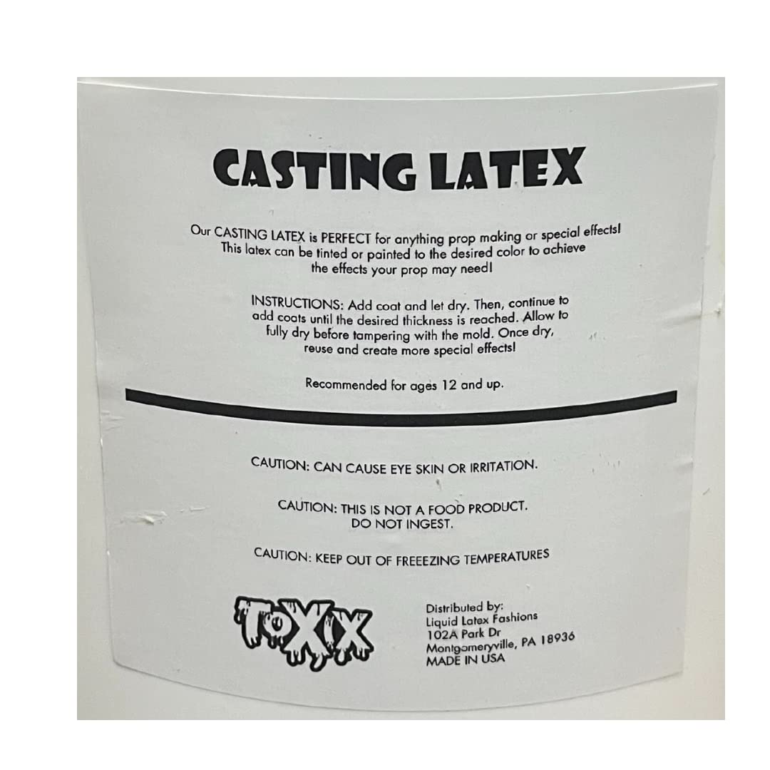 Casting Latex 5 Gallons - Premium Latex for Prop Making, Easy Mold ...