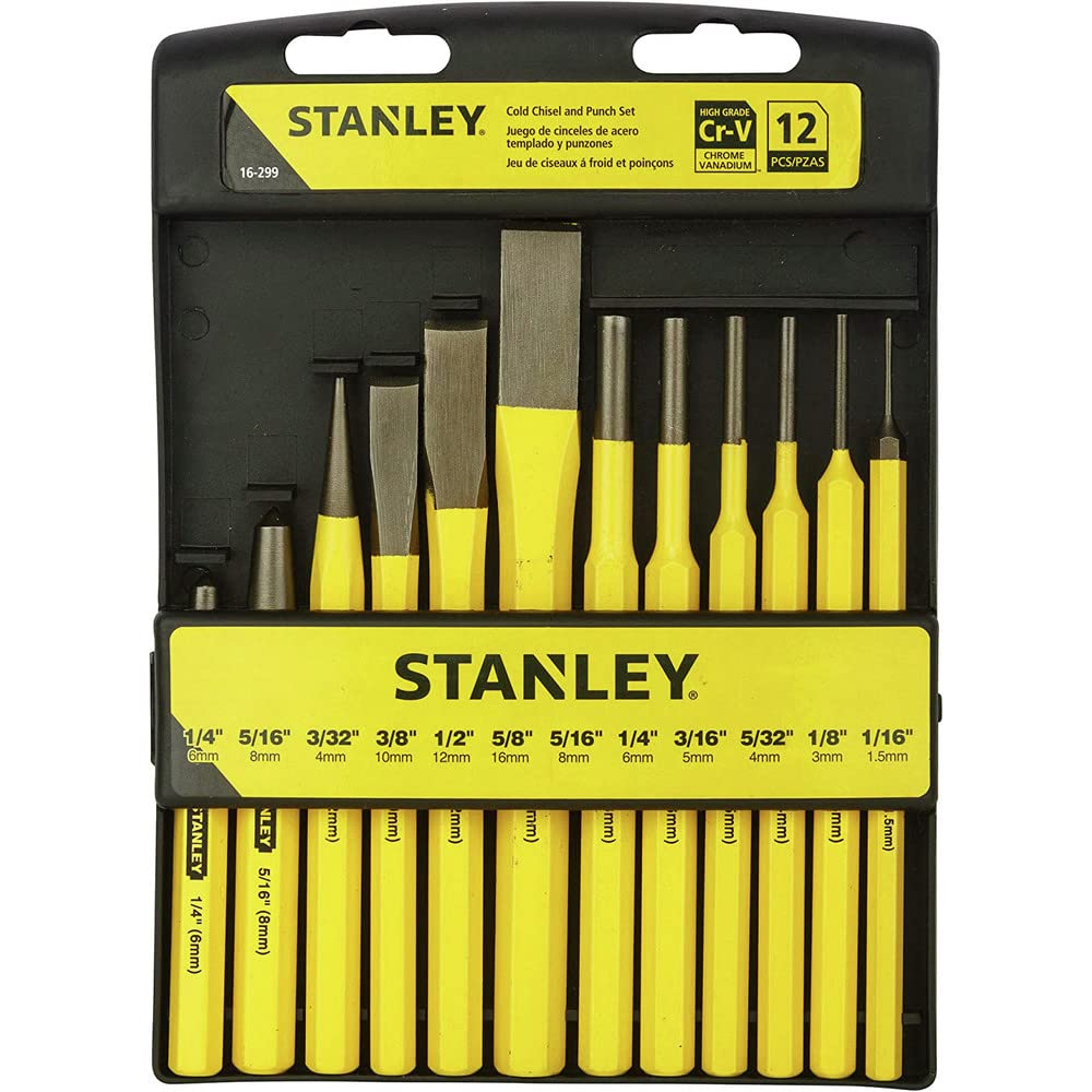 Stanley 16-299 12 Piece Punch & Chisel Kit – WoodArtSupply