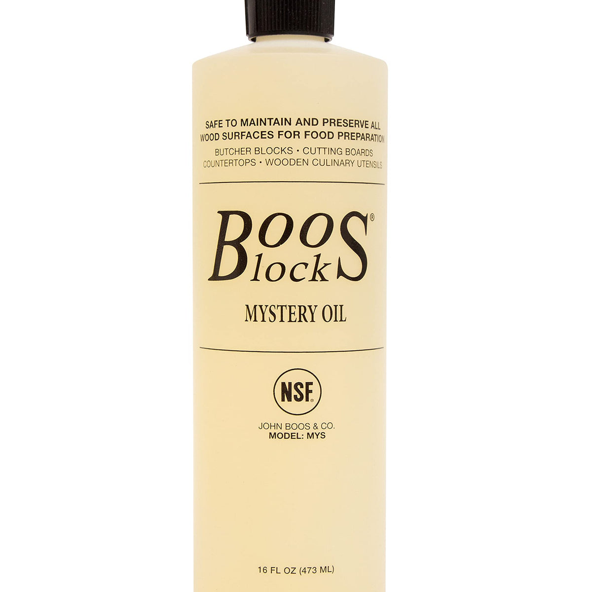 John Boos MYSB Mystery Butcher Block Oil, 16 Ounce Bottle – WoodArtSupply