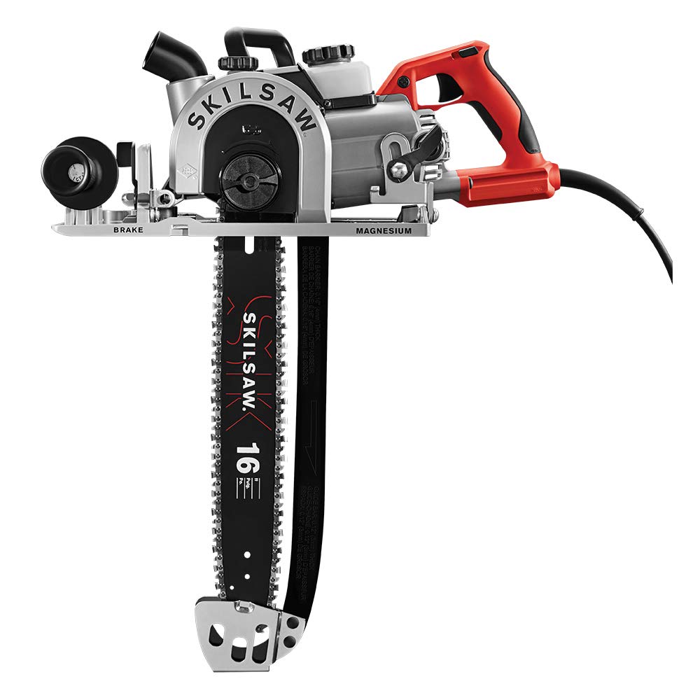 SKILSAW SPT55-11 16 In. Worm Drive SAWSQUATCH Carpentry Chainsaw ...