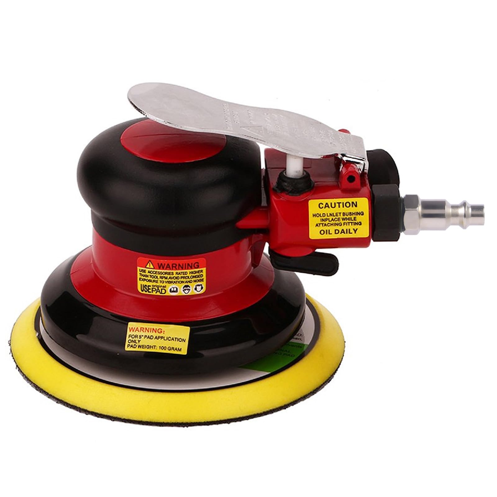Professional Air Random Orbital Palm Sander, Dual Action Pneumatic ...