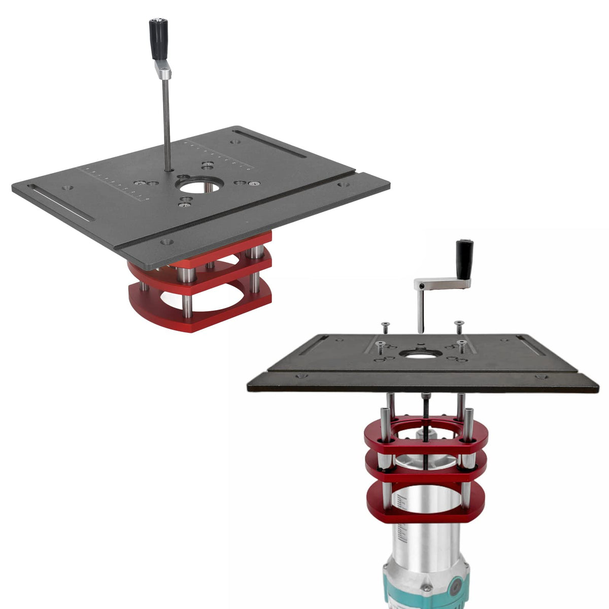 Acogedor Router Lift Kit, Metal Router Lift System with Router Table I ...