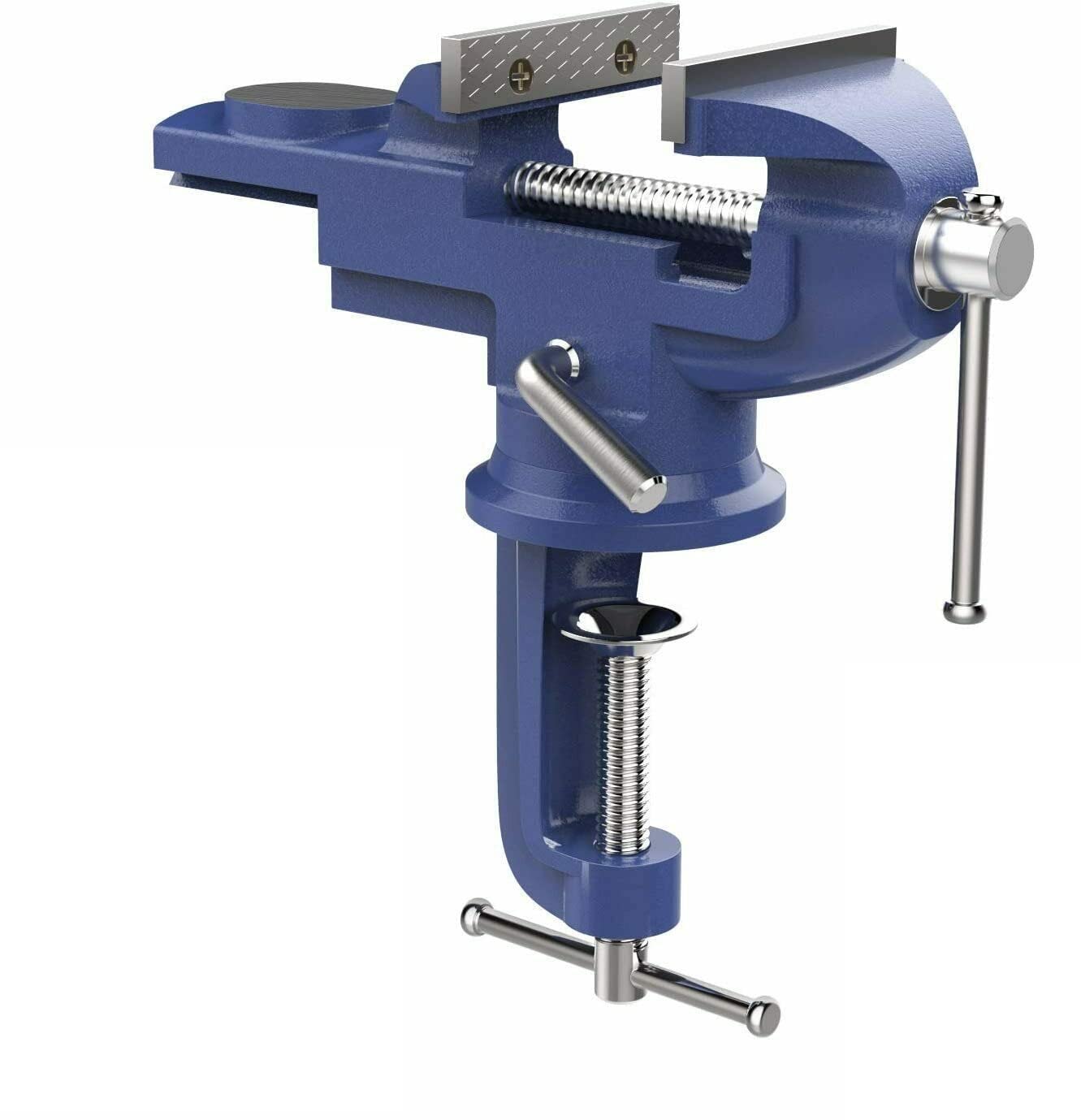 VCT Clamp on Vise Swivel Base Bench Vise 2" Jaw, Table Top Vice ...