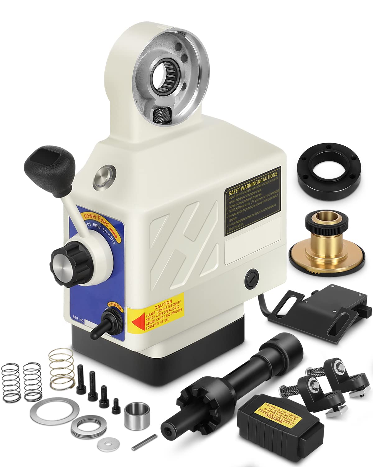 GCCSJ Power Feed Z-Axis for Milling Machine 460 in-lb Torque, 0-200RPM ...