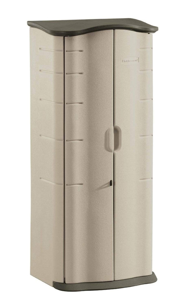 Rubbermaid Vertical Resin Weather Resistant Outdoor Storage Shed, 2x2 ...