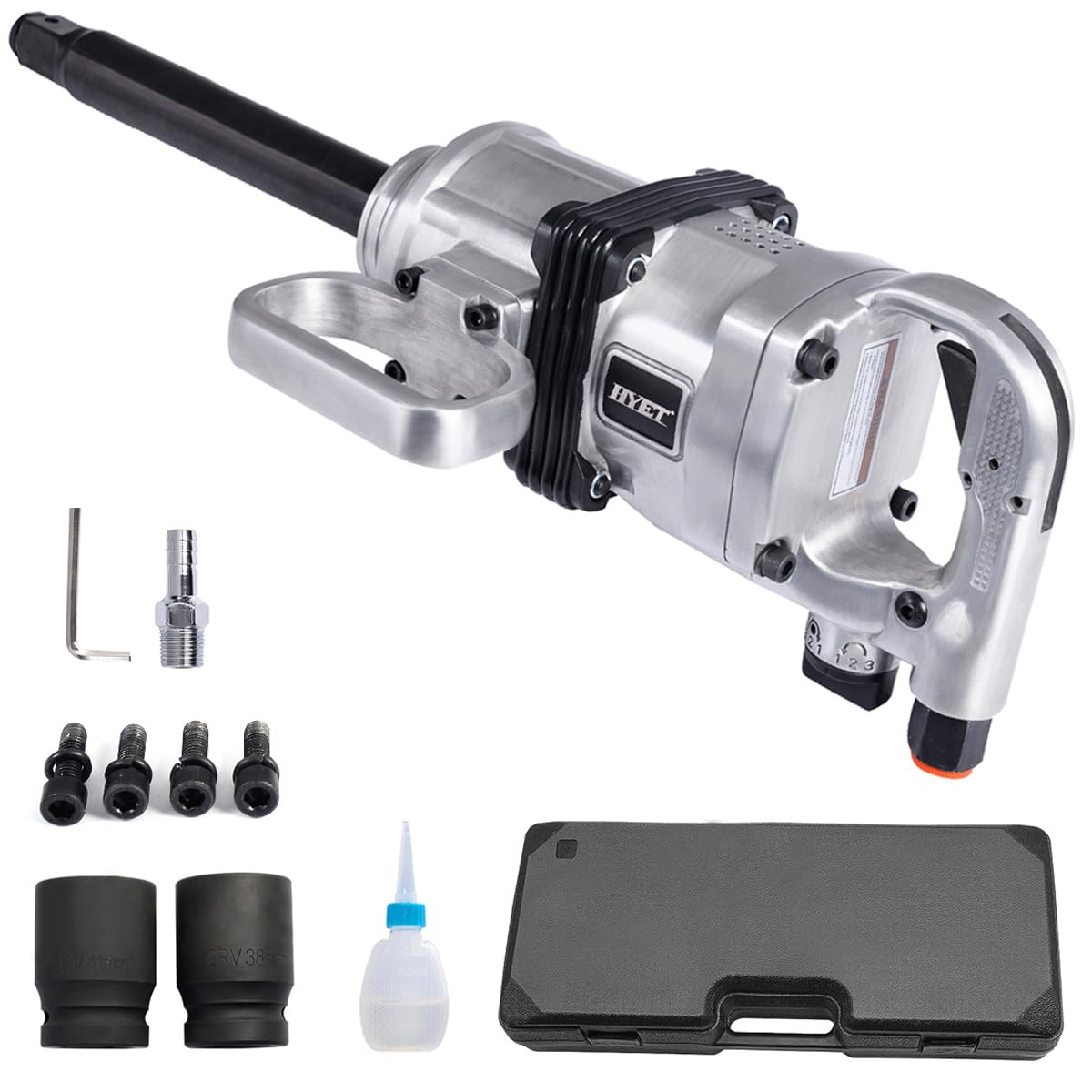 ERGOMASTER Air Impact Wrench Gun 1 Inch High Torque, Pneumatic Impact ...