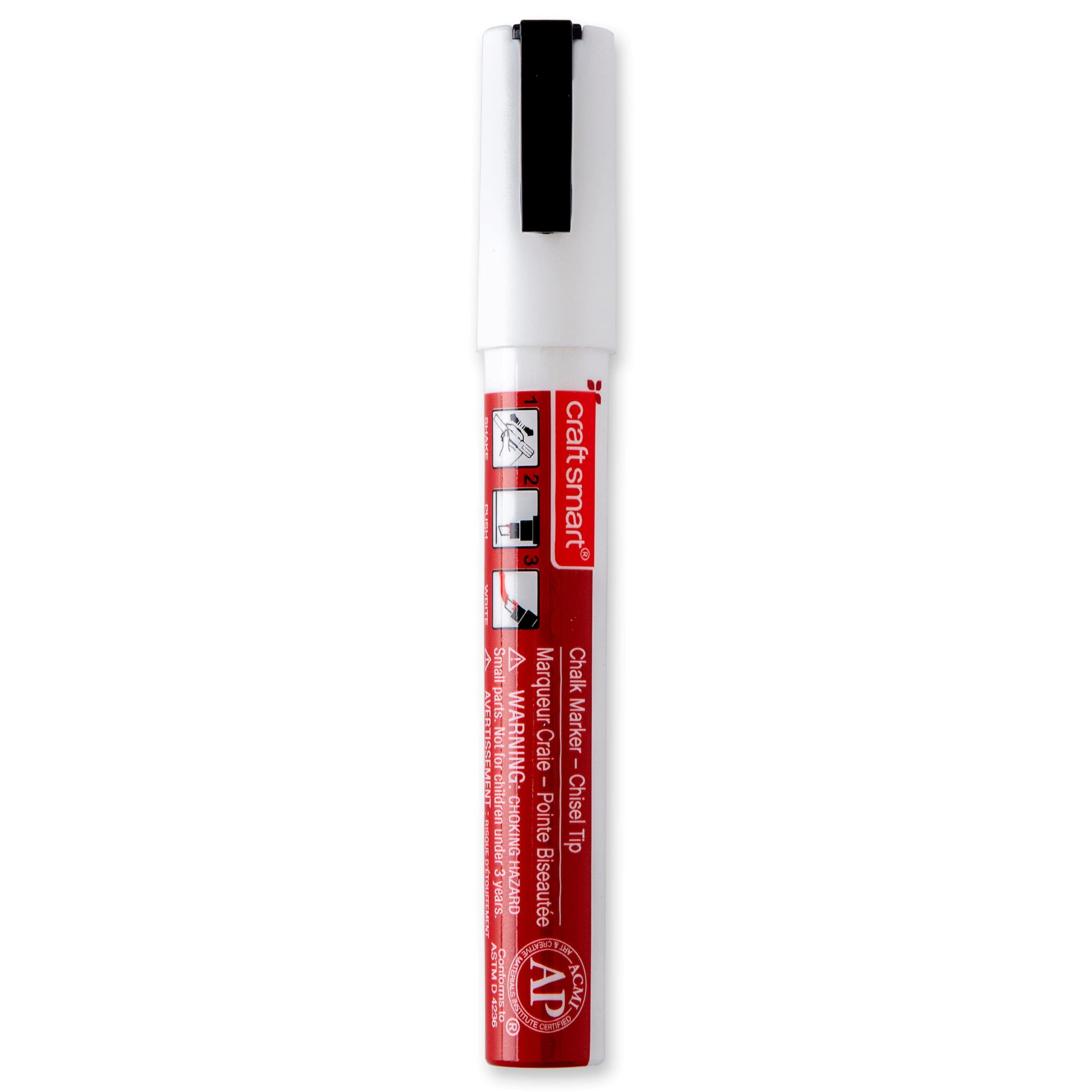 Craft Smart 12 Pack: White Broad Tip Chalk Marker – WoodArtSupply