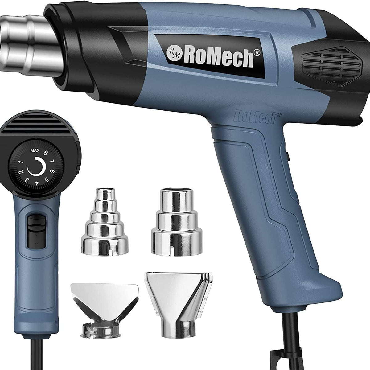 Heat Gun 1500W Variable Temperature Control with 2 Air Volume Setting ...