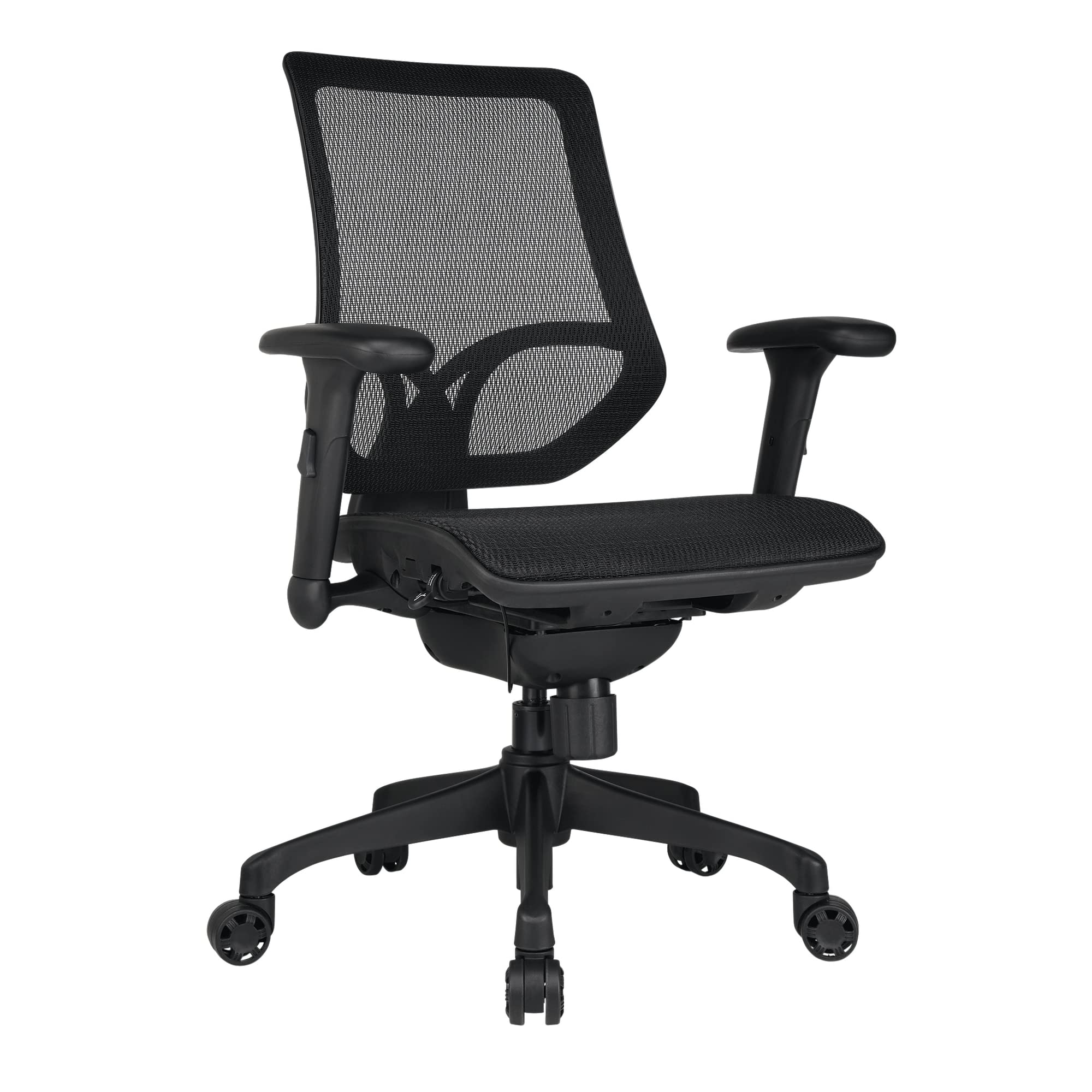 WorkPro® 1000 Series Ergonomic Mesh/Mesh Mid-Back Task Chair, Black ...
