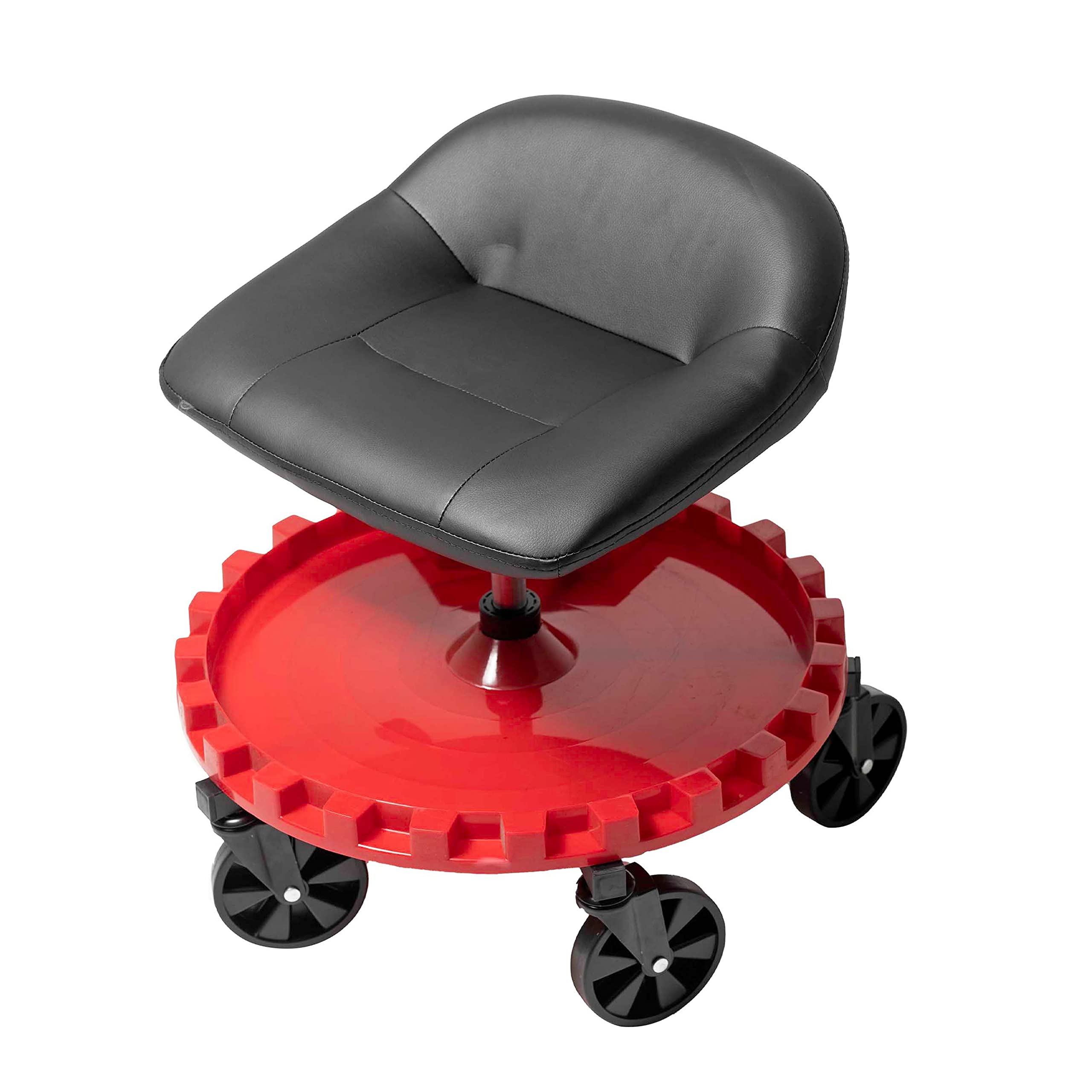 Traxion 2-230 Monster Rolling Padded Mechanic Stool Seat Garage Shop ...