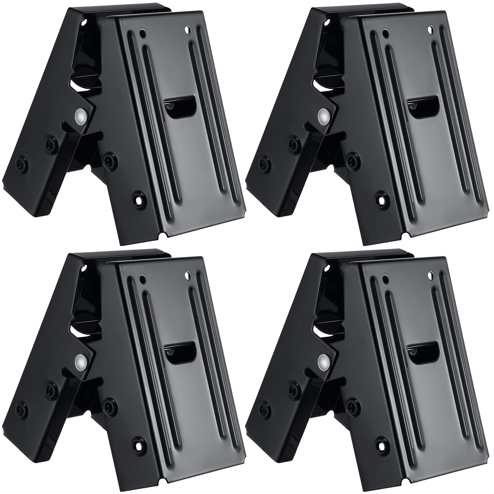 Gisafai 4 Pieces Steel Sawhorse Brackets with 220lb / 100kg Capacity ...