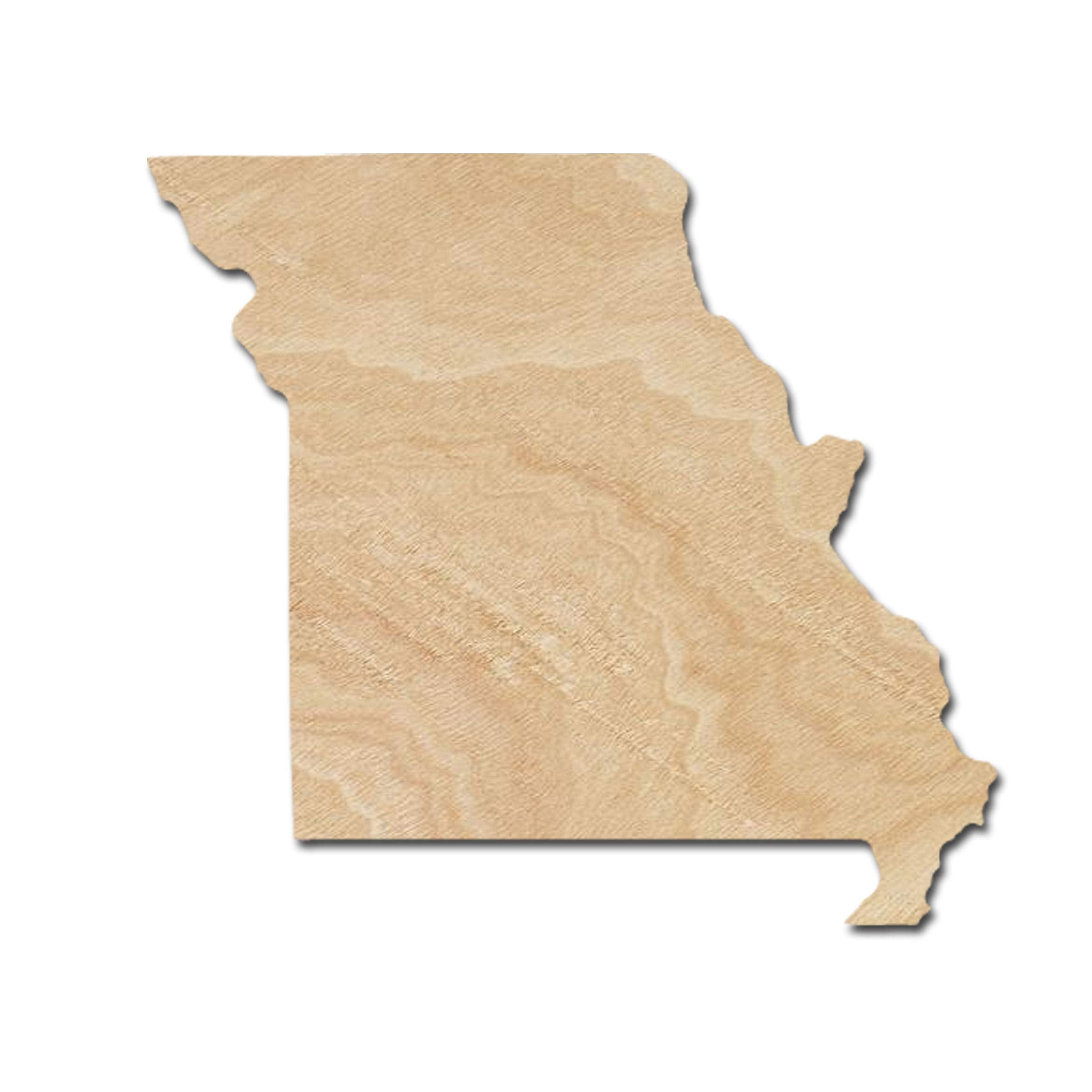 Missouri Wood Cutouts for crafts, Laser Cut Wood Shapes 5mm thick ...