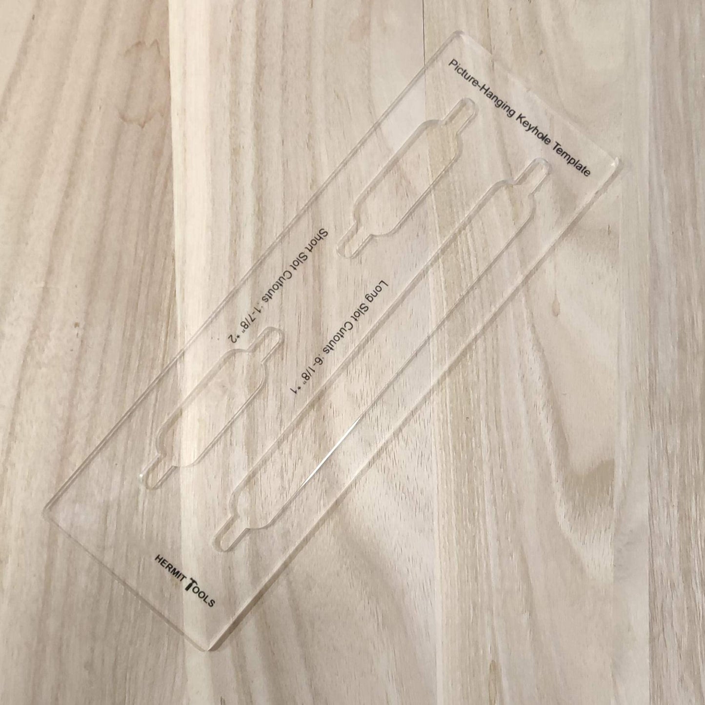 HERMIT TOOLS 9"×3" Inches Picture-Hanging Keyhole Templates – WoodArtSupply
