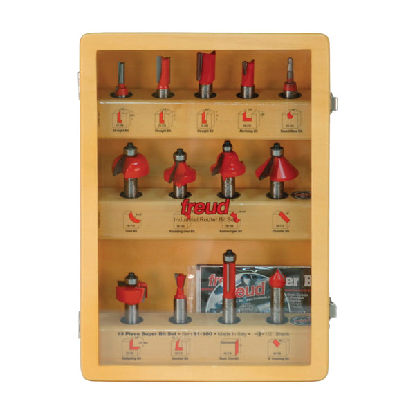 Freud 91-100: 13 Piece Super Bit Set, One Size, Perma-shield Coating R ...