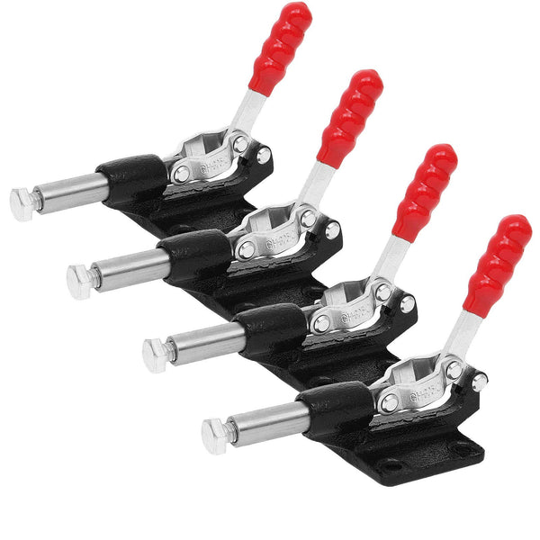 4 PCS Push Pull Adjustable Toggle Clamp, Quick Release Hand Tool for W ...
