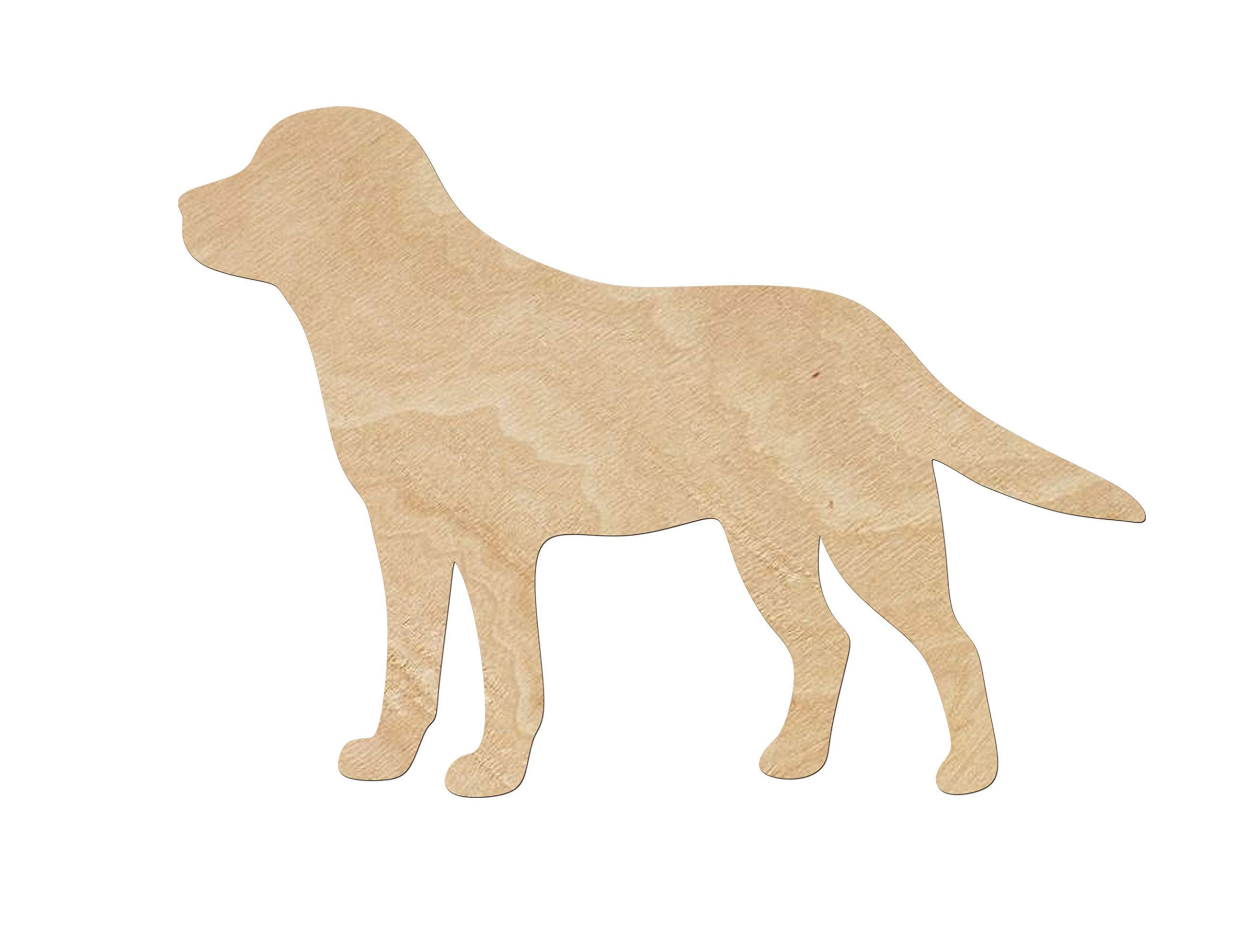 Labrador Wood Cutouts for crafts, Laser Cut Wood Shapes 5mm thick ...