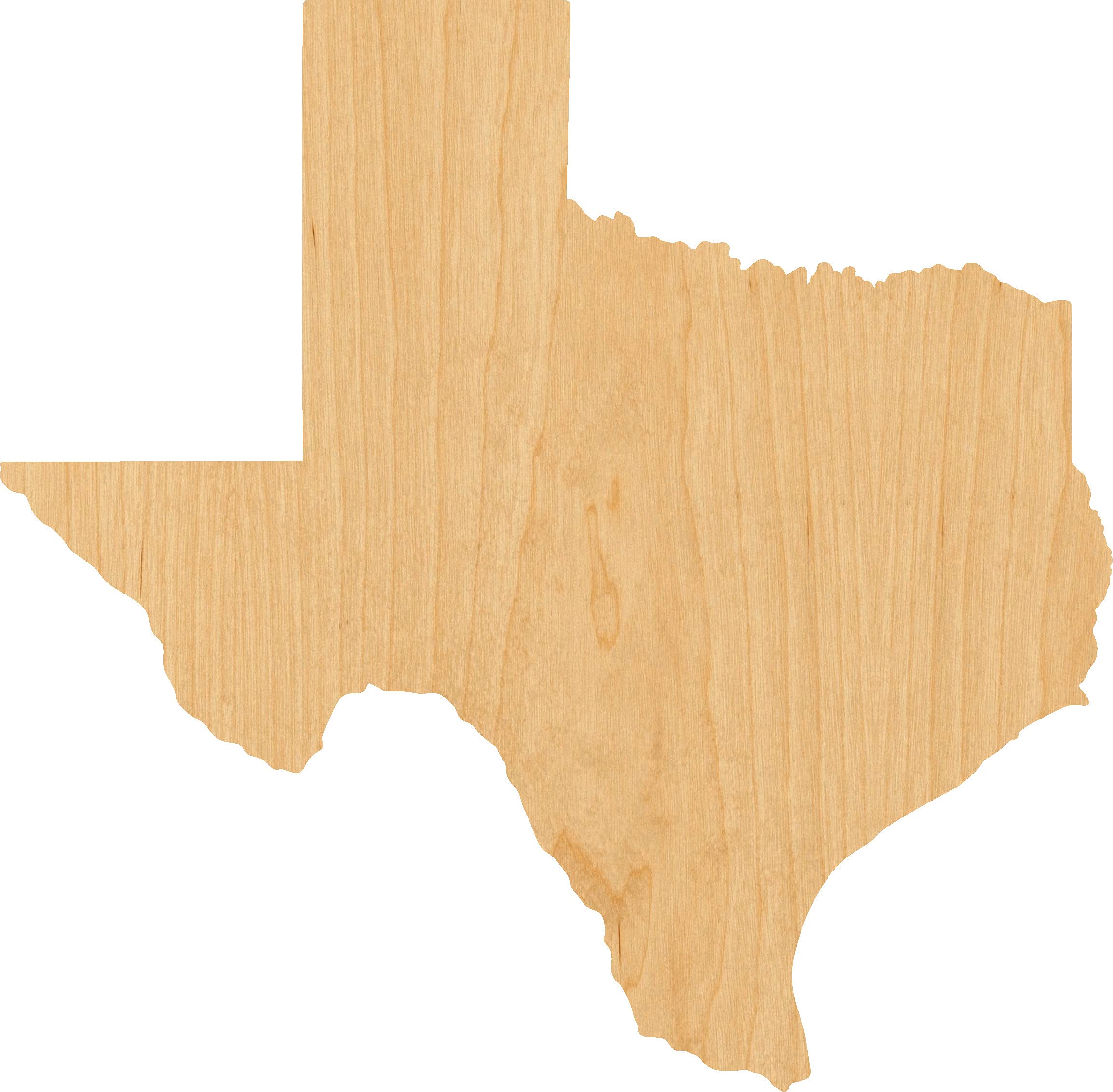 Texas Laser Cut Out Wood Shape Craft Supply - 4 Inch – WoodArtSupply
