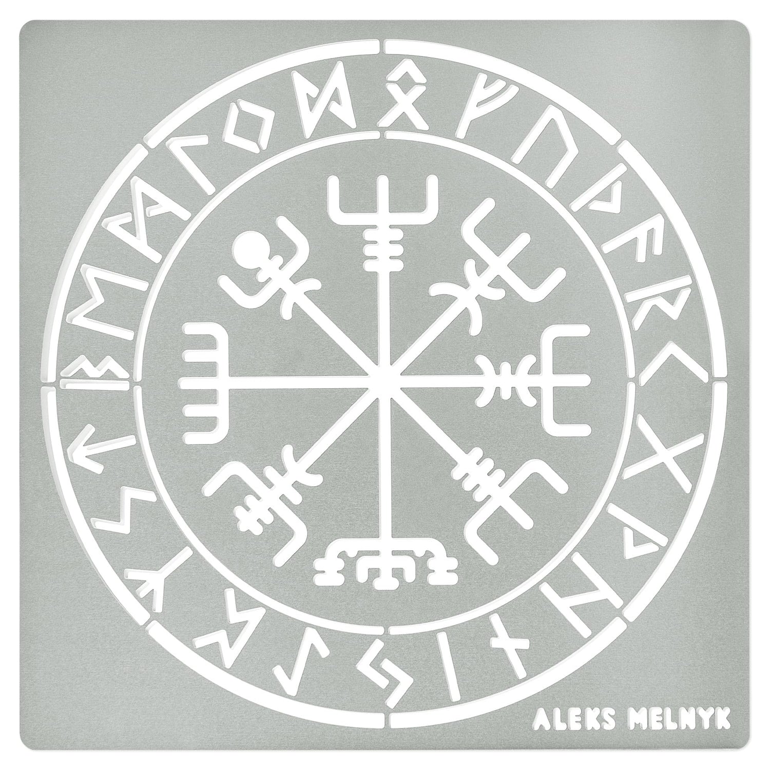 Aleks Melnyk #63 Viking Stencil, Rune Symbols, Celtic Metal Patterns ...