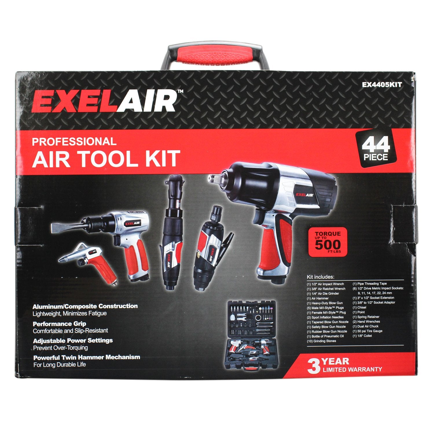 Milton EX4405KIT (44-Piece Professional Air Tool Accessory Kit ...