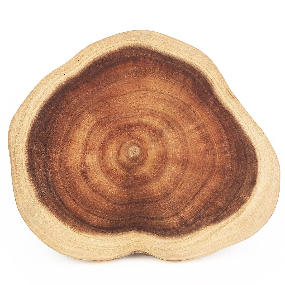 Resafy Round Cutting Board(Dia. 12~14 inch), Exquisite Non-Splicing Ac ...