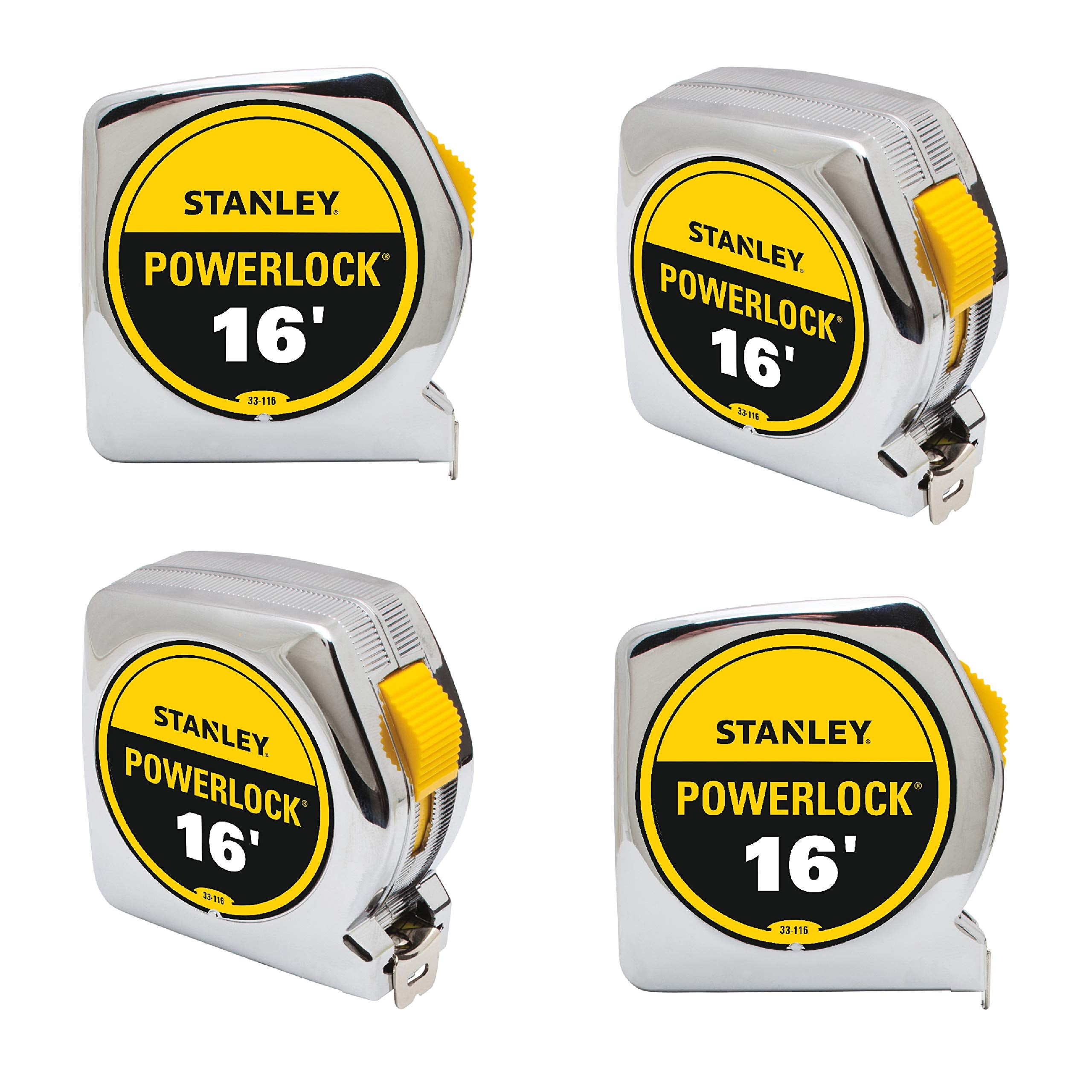 Stanley Tools 33-116 16ft. Powerlock Tape Rule (4-Pack) – WoodArtSupply