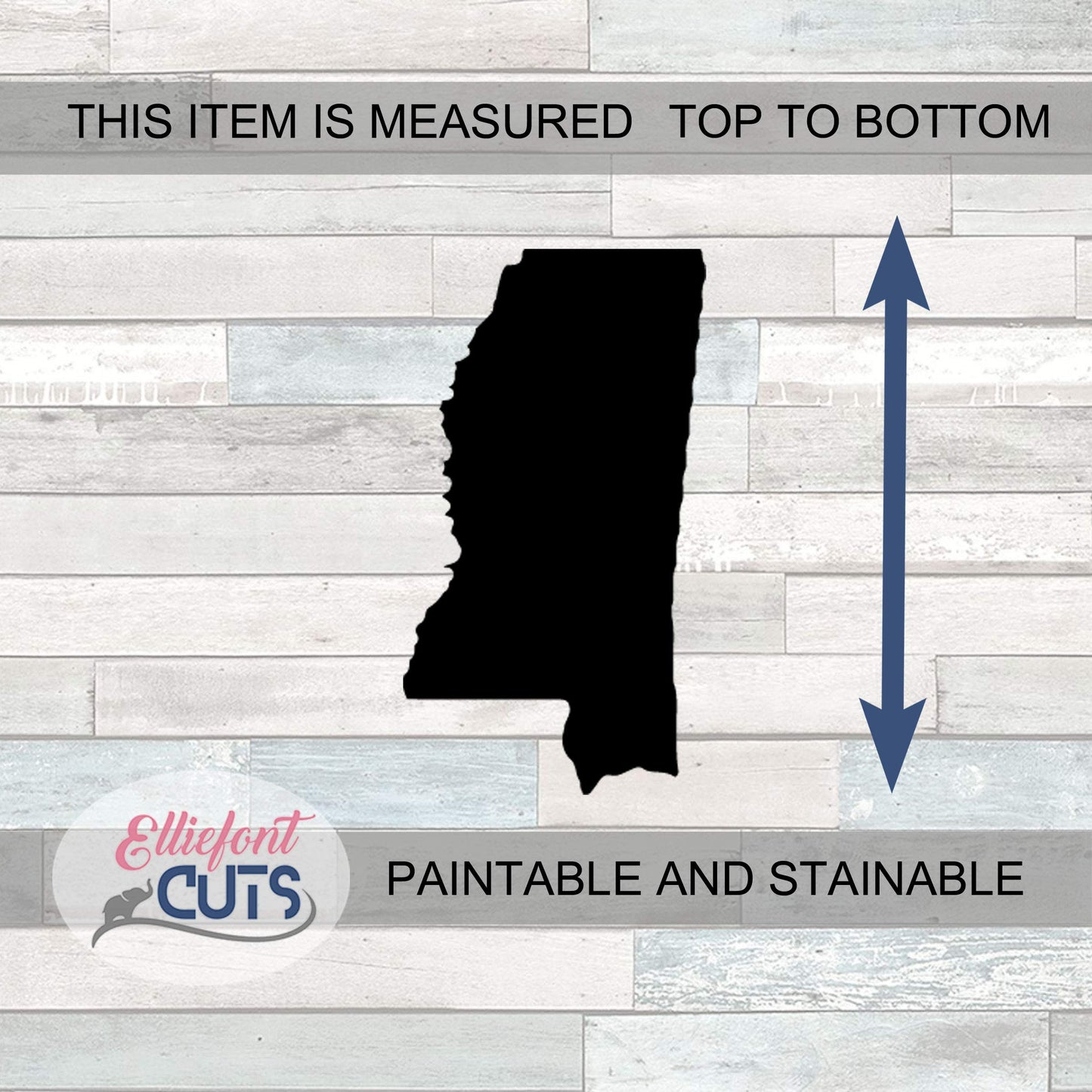 Mississippi Wood Cutouts for crafts, Laser Cut Wood Shapes 5mm thick ...