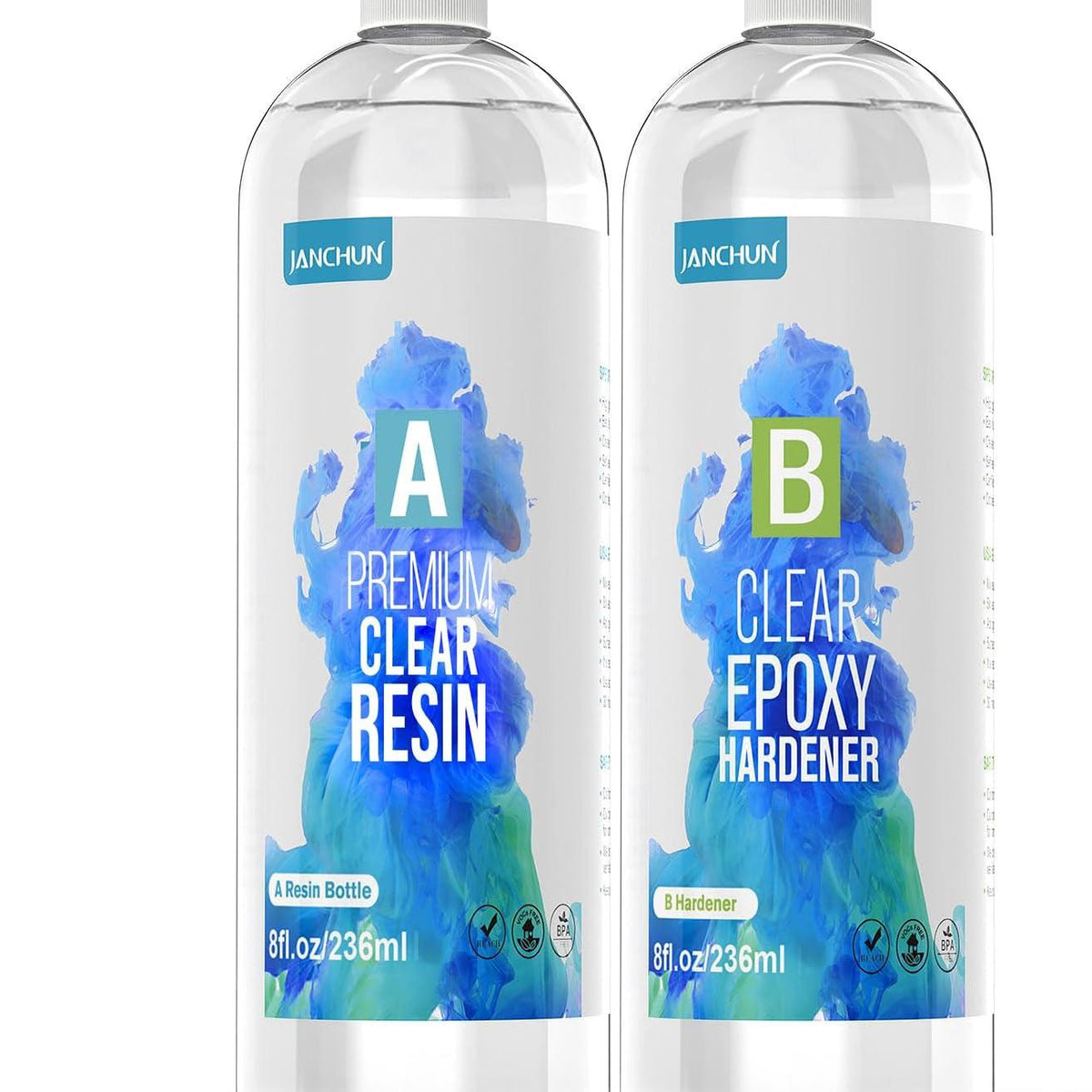 16Oz Premium Clear Epoxy Resin Kit Casting and Coating for River Table ...